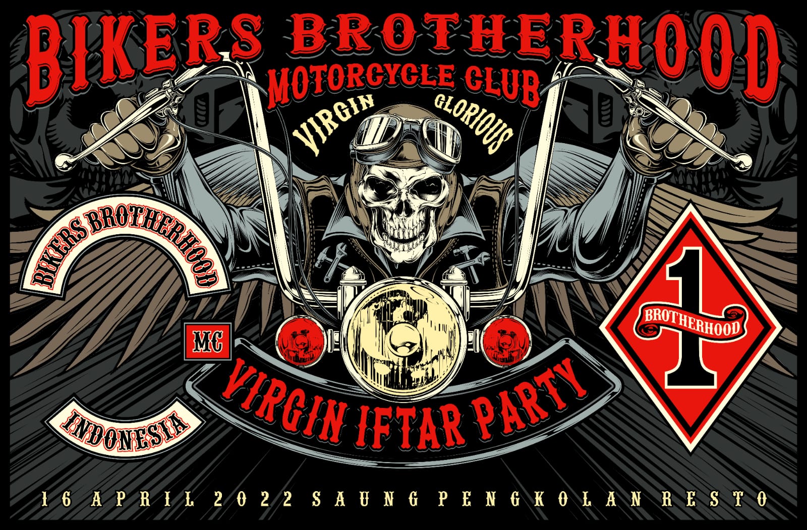 Tingkatkan Kebersamaan, Virgin Bikers Brotherhood MC Gelar Buka Bersama ...